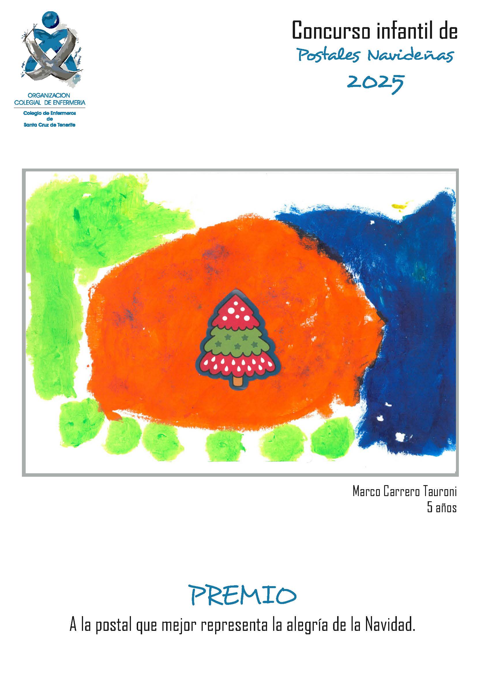 CONCURSO INFANTIL DE POSTALES NAVIDEÑAS – Colegio Oficial de Enfermeros